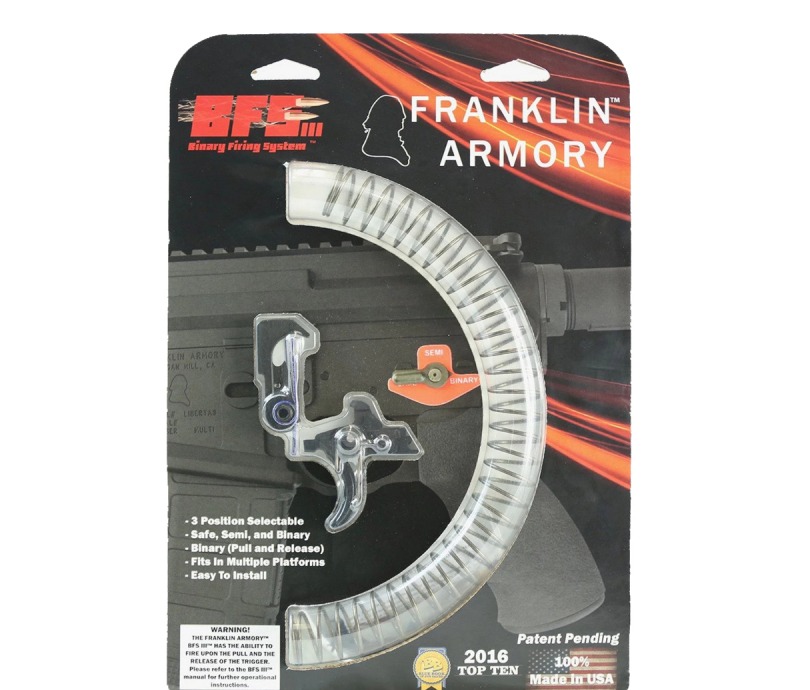 Buy Franklin Armory AR-15 BFSIII AR-S1 Binary Firing System Trigger ...